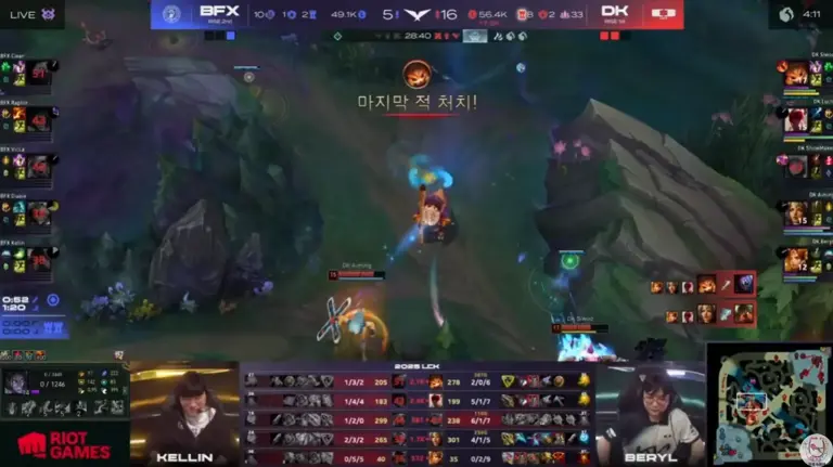 LCK：DK击败BFX晋级！Faker和Showmaker将上演生死局
