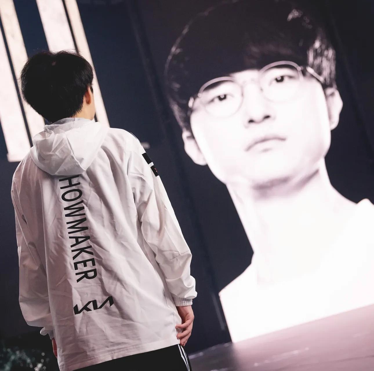 T1对战DK赛前，LOL官方分享ShowMaker & Faker并配文：今天