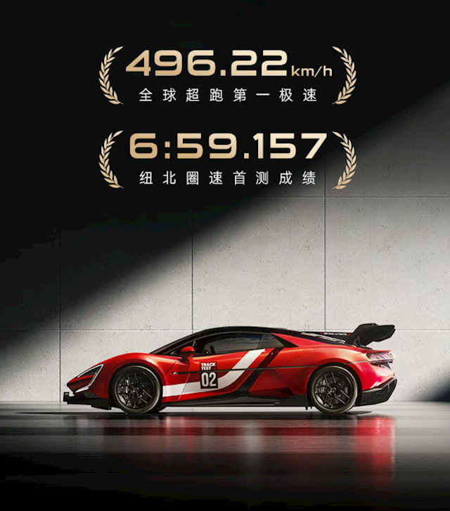 极速世界第一 纽北超小米SU7 Ultra！仰望U9X全球限量首发