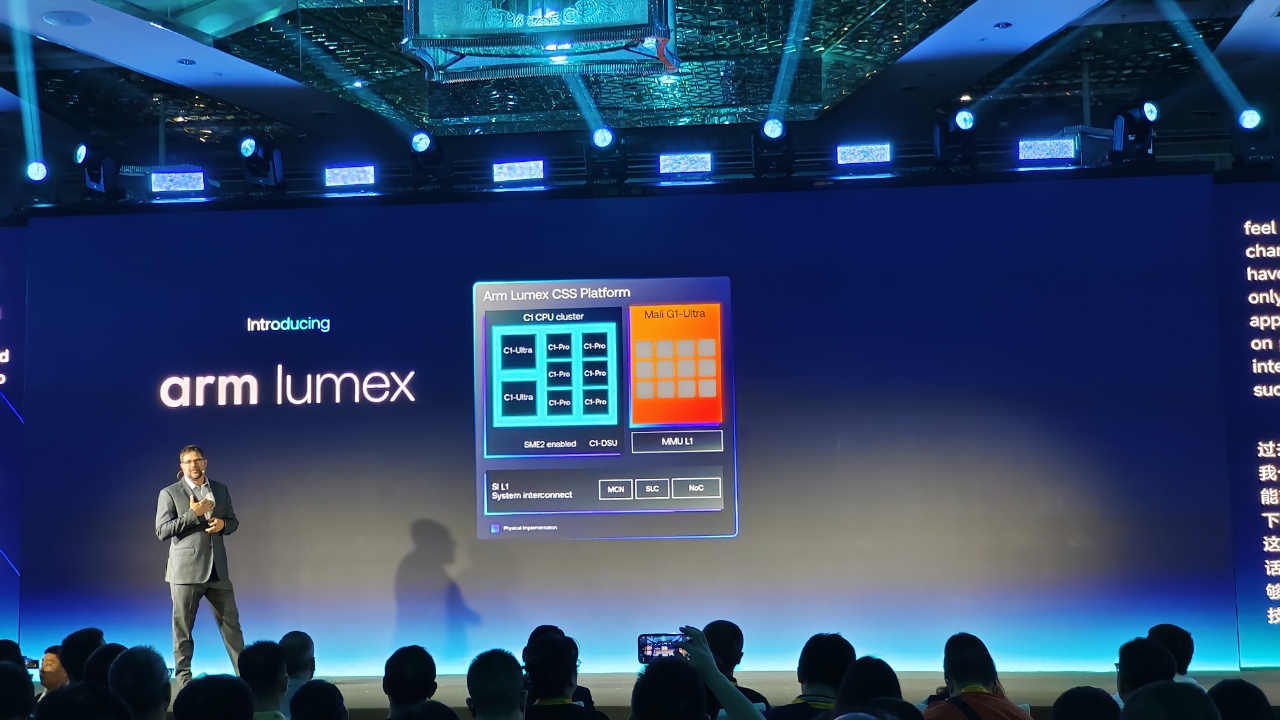 Arm 发布 Lumex CSS，含 C1 Ultra / Pro CPU、Mali G1-Ultra GPU