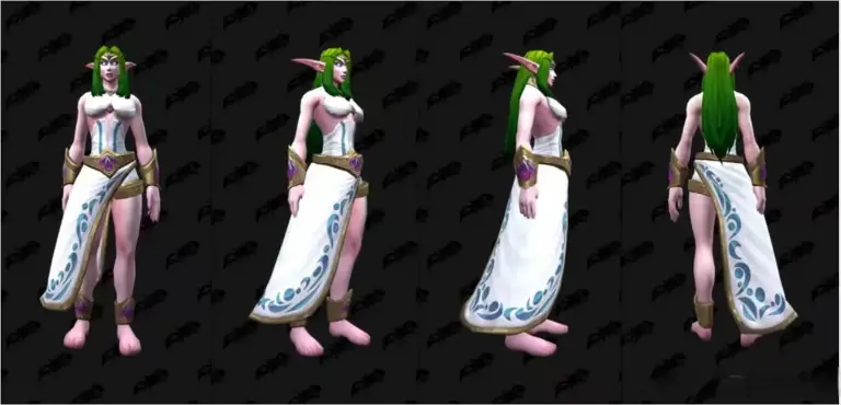 《魔兽世界》绝美艾萨拉女王幻化礼服 ，只需完成2个成就即可获取