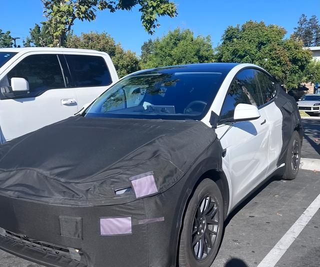 代号E41的廉价版Model Y加州路试谍照曝光