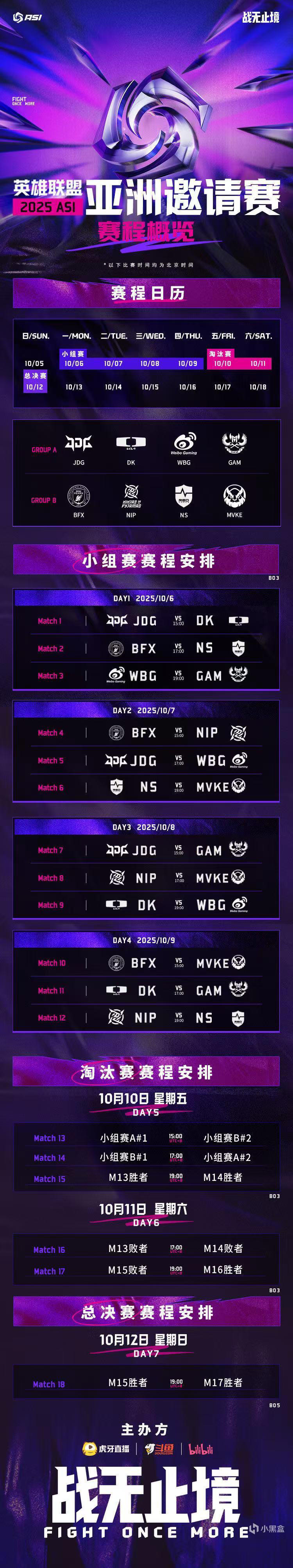 英雄联盟亚洲邀请赛分组出炉、DK、JDG、WBG为一组