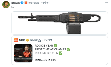 奥丁仙人！NRG：brawk出道第一年，第一次冠军赛，打破记录