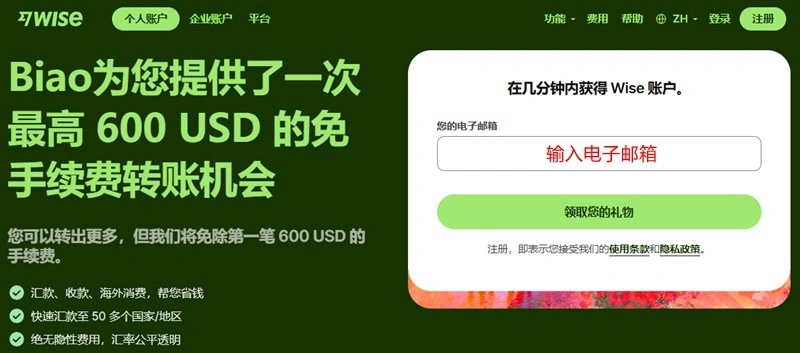 Wise开户与入金教程