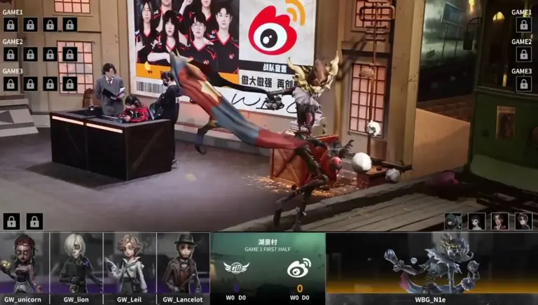 第五人格IVL：北京WBG_N1e歌剧演员思路清晰掌控全局，斩获四抓！