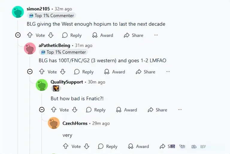 海外网友热议BLG不敌G2：秘密特工shadow！Bin的状态太差