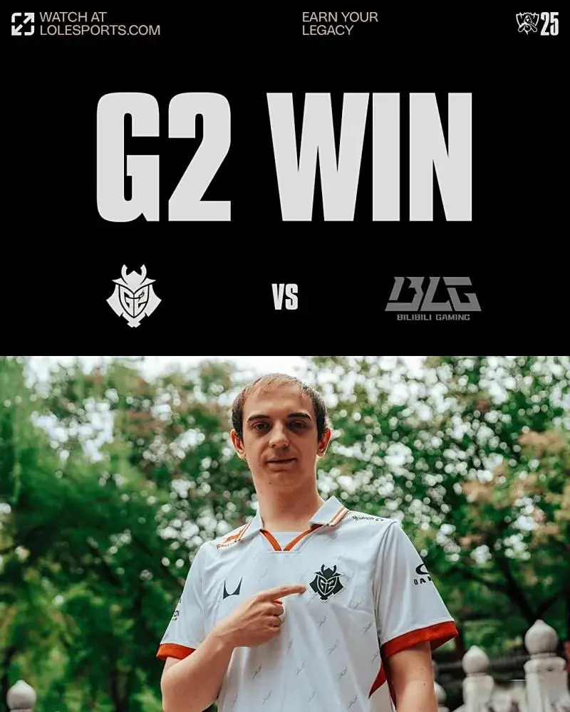 LOL S15瑞士轮0:1不敌G2，BLG或16强出局？