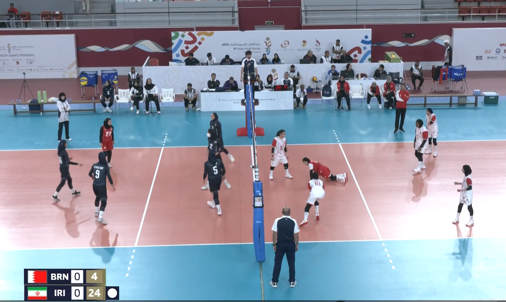 4-25！2-25！2-25！女排国家队惨败 东道主巴林创排坛最大分差
