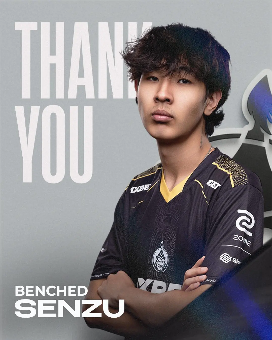 官方：蒙古战队The MongolZ下放选手Senzu