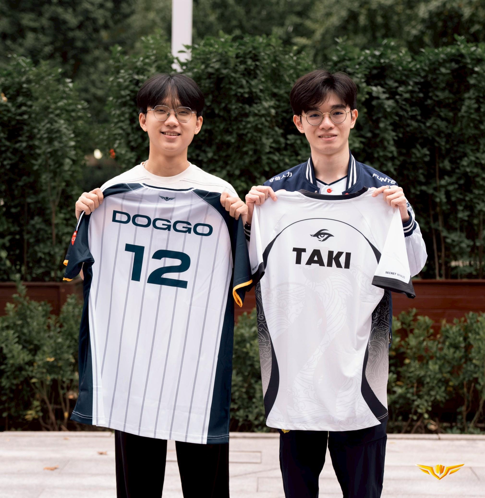 CFO官方发布动态：Doggo与TSW.Taki选手交换队服