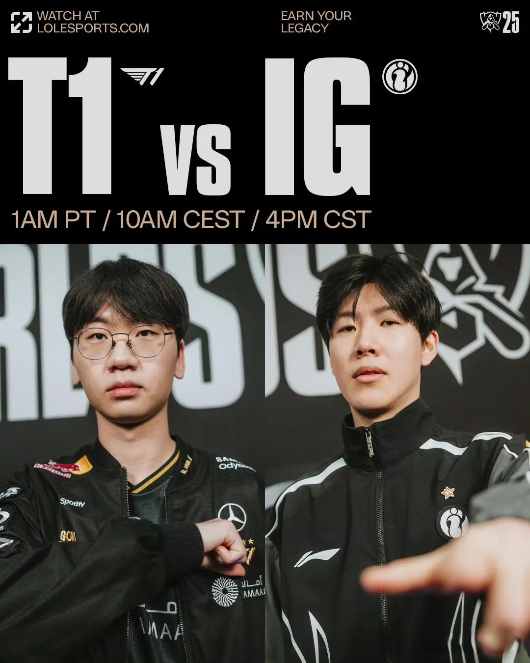 《英雄联盟》全球总决赛16:00开打！iG首战T1，败者成首个17强