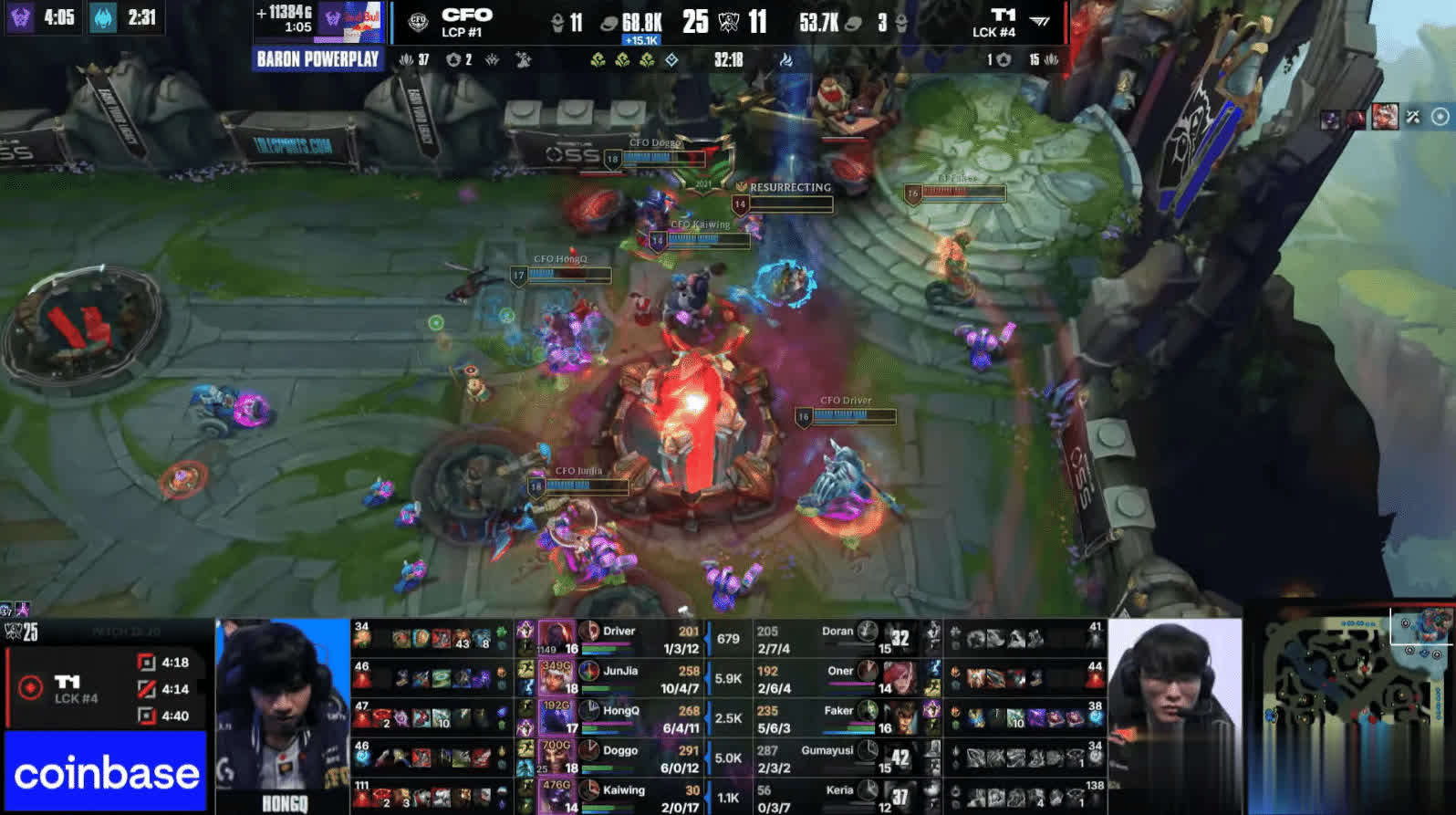 李哥被打急了，T1爆冷不敌CFO，Doggo德莱文独一档