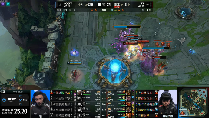 【T1 2-0 100T】有惊无险，T1拼尽全力拿下100T，晋级2-2组！