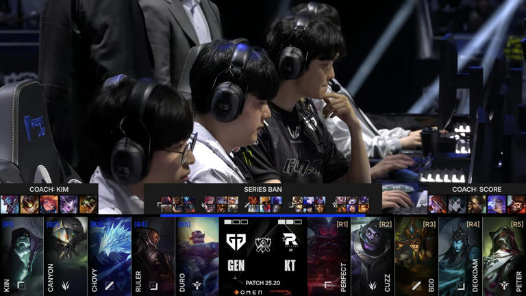 GEN全员操作变形，Bdd带领KT创造历史率先晋级S15决赛！