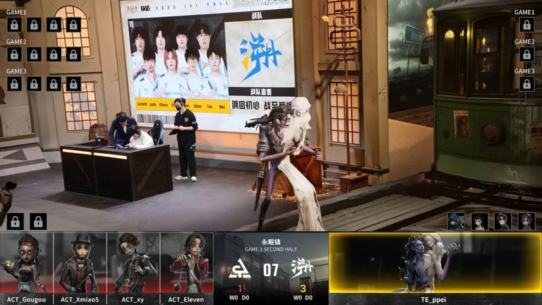 第五人格IVL：TE战队状态在线，2:0干净利落终结比赛！