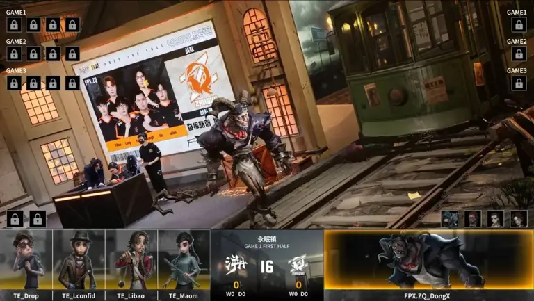 第五人格IVL：TE_ppei精彩演绎拿下四抓，助力队伍再次获胜！