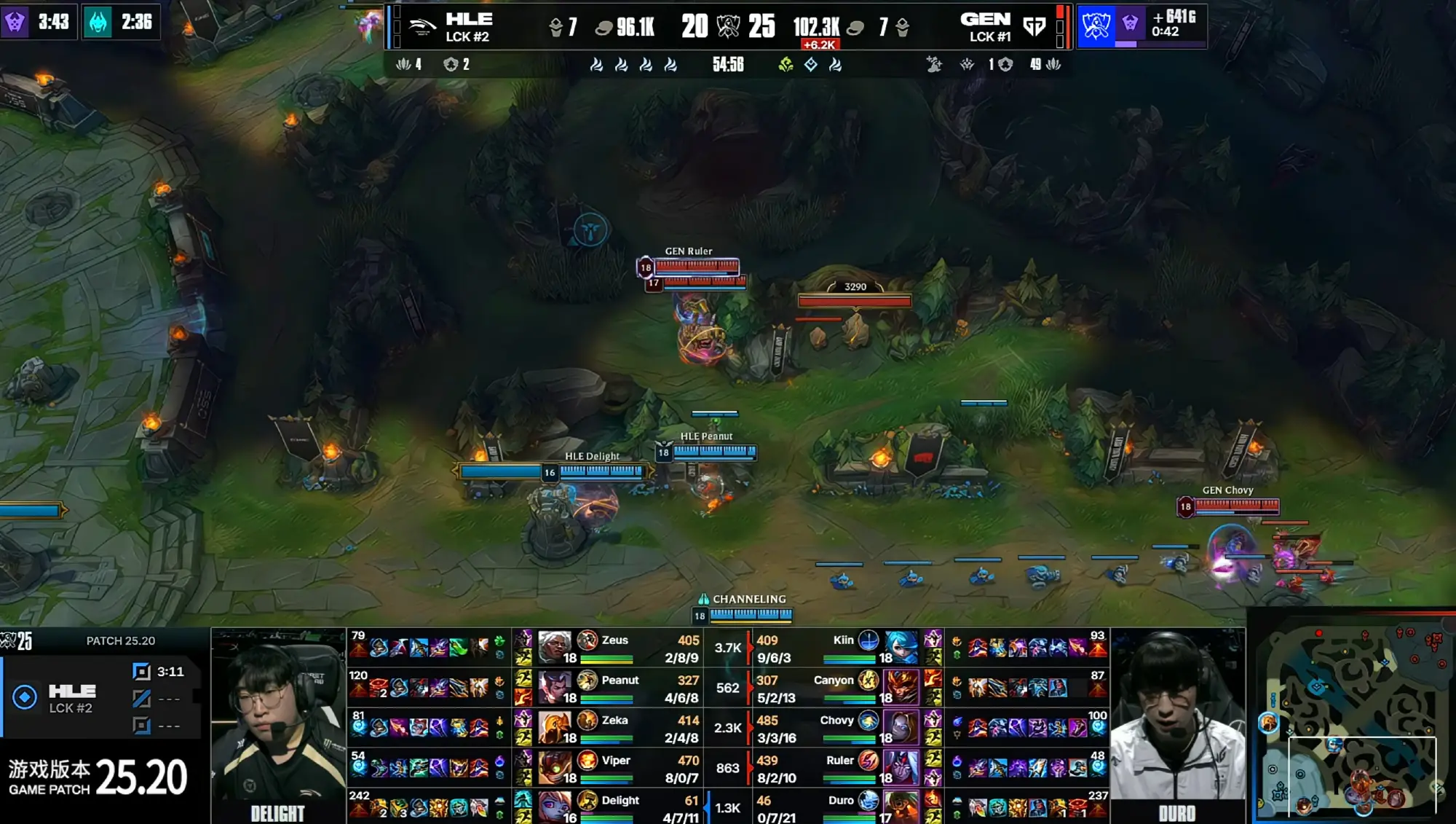 GEN3-1淘汰HLE，晋级4强！Zeus发挥不佳，peanut最后一舞遗憾落败