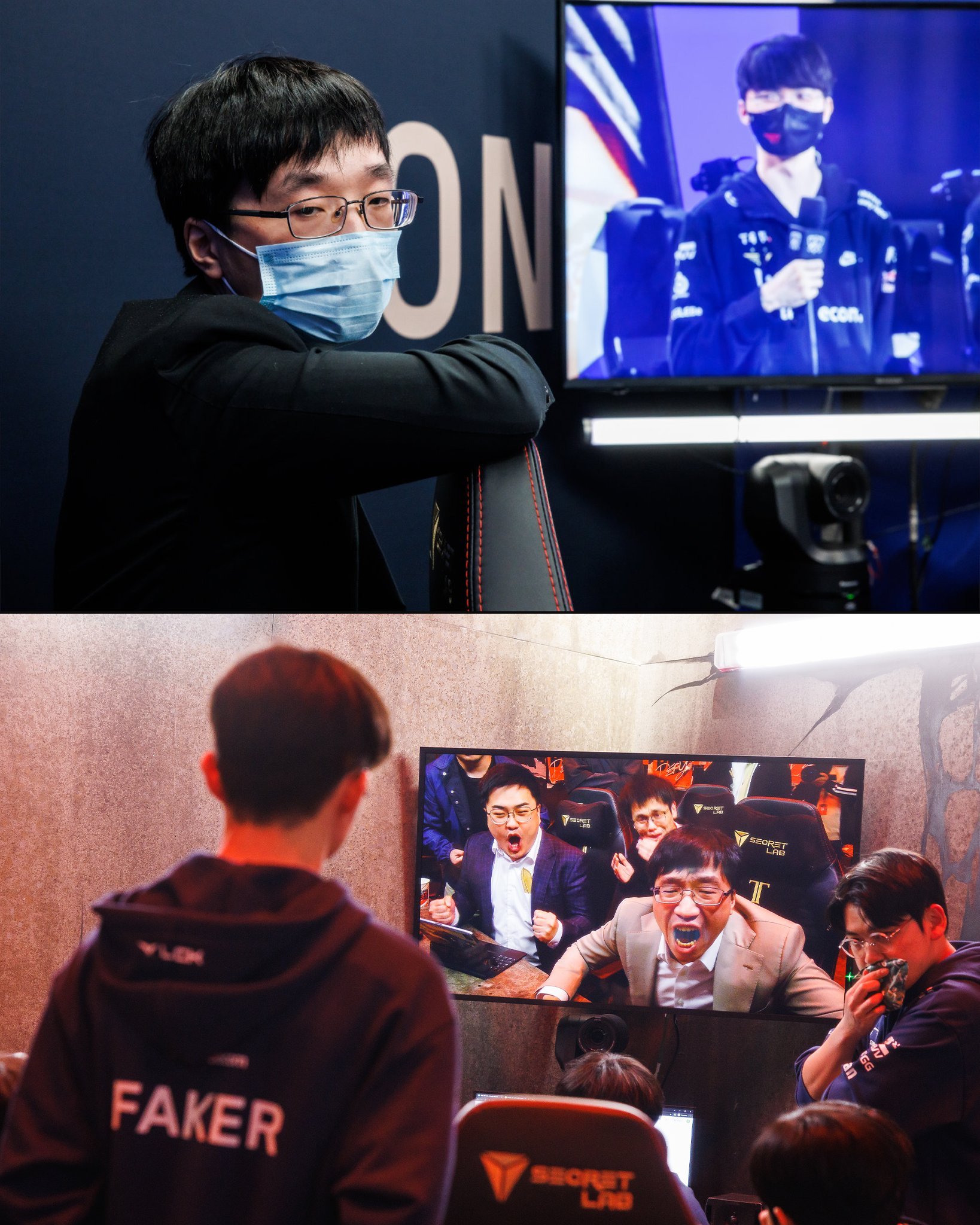 LOL官方分享Tabe与Faker过去的赛场照片并配文：再次相遇