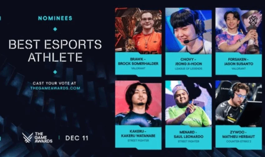 TGA年度电竞选手提名引争议：Faker与Donk双双落选