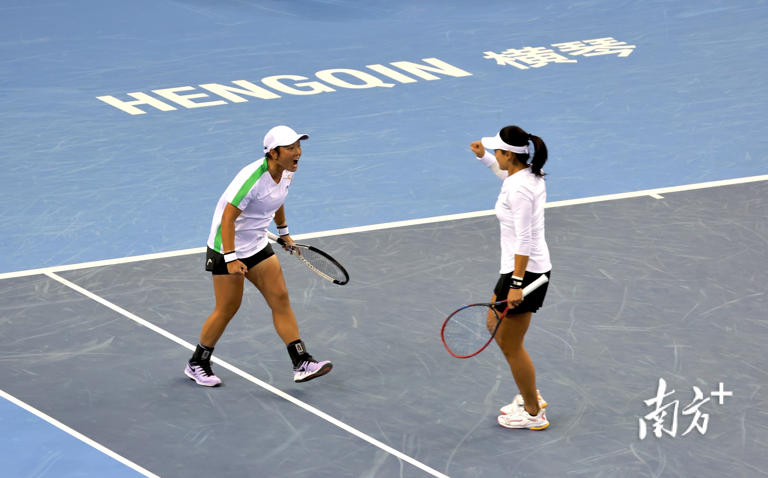 广东网球队女双摘银，王欣瑜袁悦组合憾负四川队
