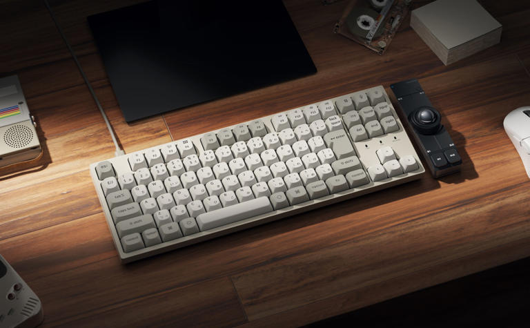 Gizmodo Japan 联手 Keychron 推出 Nape Pro：条状轨迹球鼠标