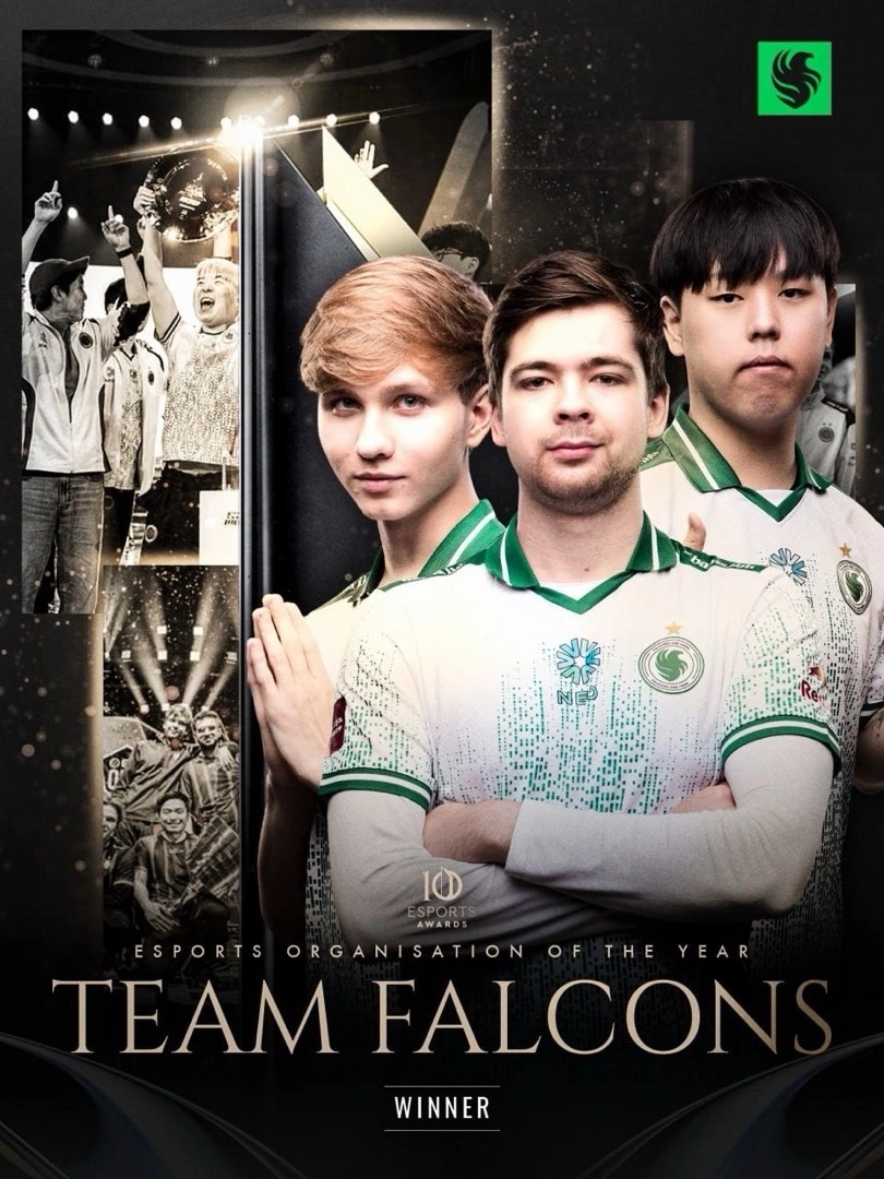 Esports Awards大奖揭晓，Falcons获年度最佳俱乐部