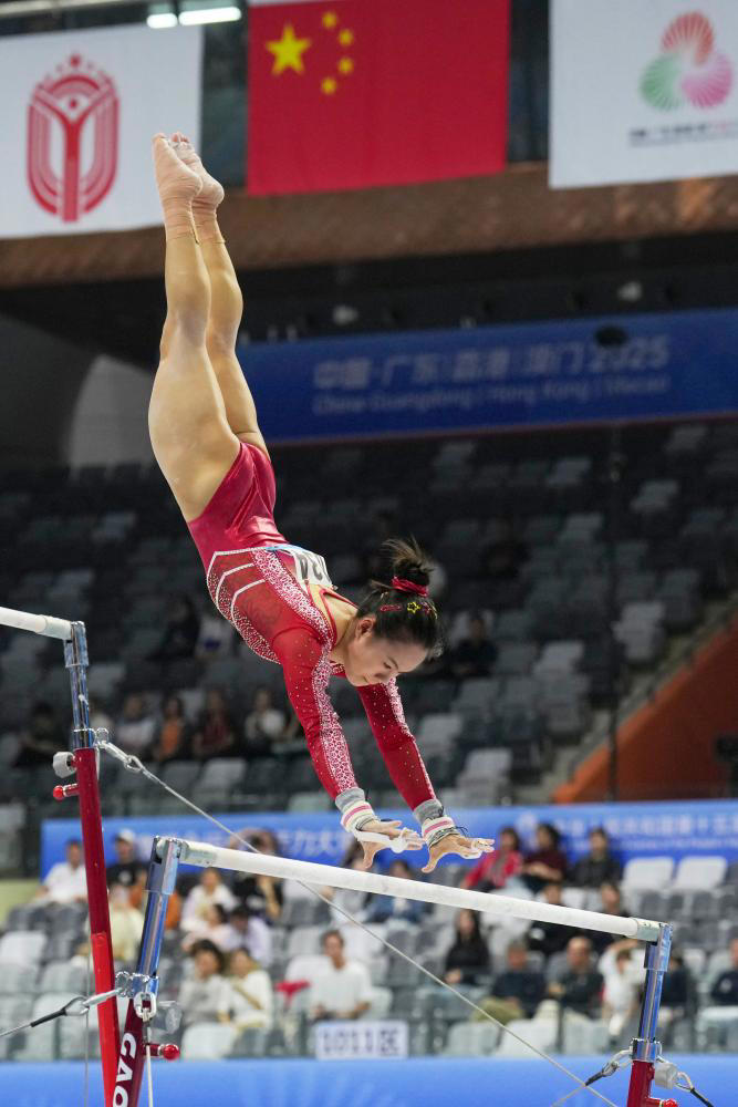 全运会丨分差0.002，体操女团浙江队力压广东队夺冠