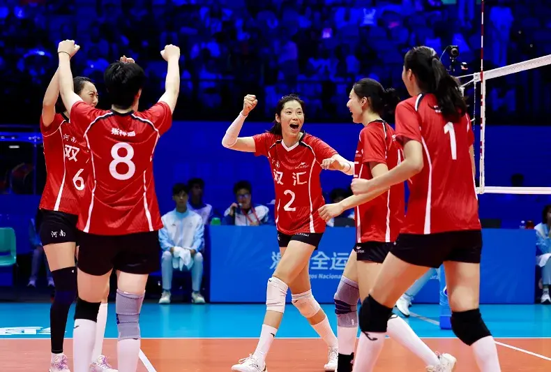 朱婷排面拉满！CCTV5直播，河南女排VS上海，冲击全运会4强