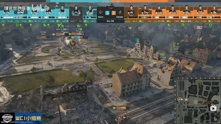 《坦克世界》WCI淘汰赛排位已出，国服ONEONE拼尽全力，战至最后一刻