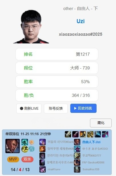 UZI确认复出IG？