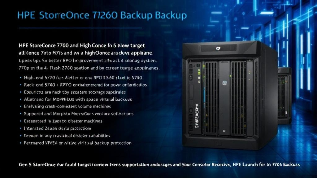 HPE推出全闪存7700和高端5720扩展StoreOnce备份产品线