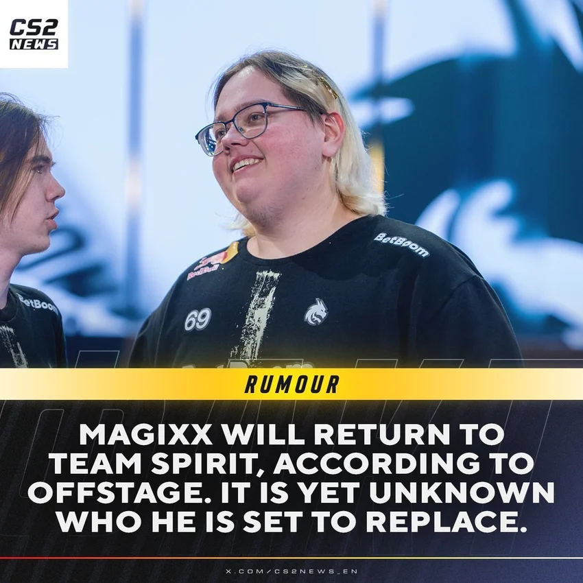 magixx即将重返Team Spirit战队