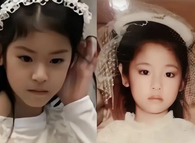 林心如的8岁女儿正脸照终于曝光，微微反颌，但有大美女的底子