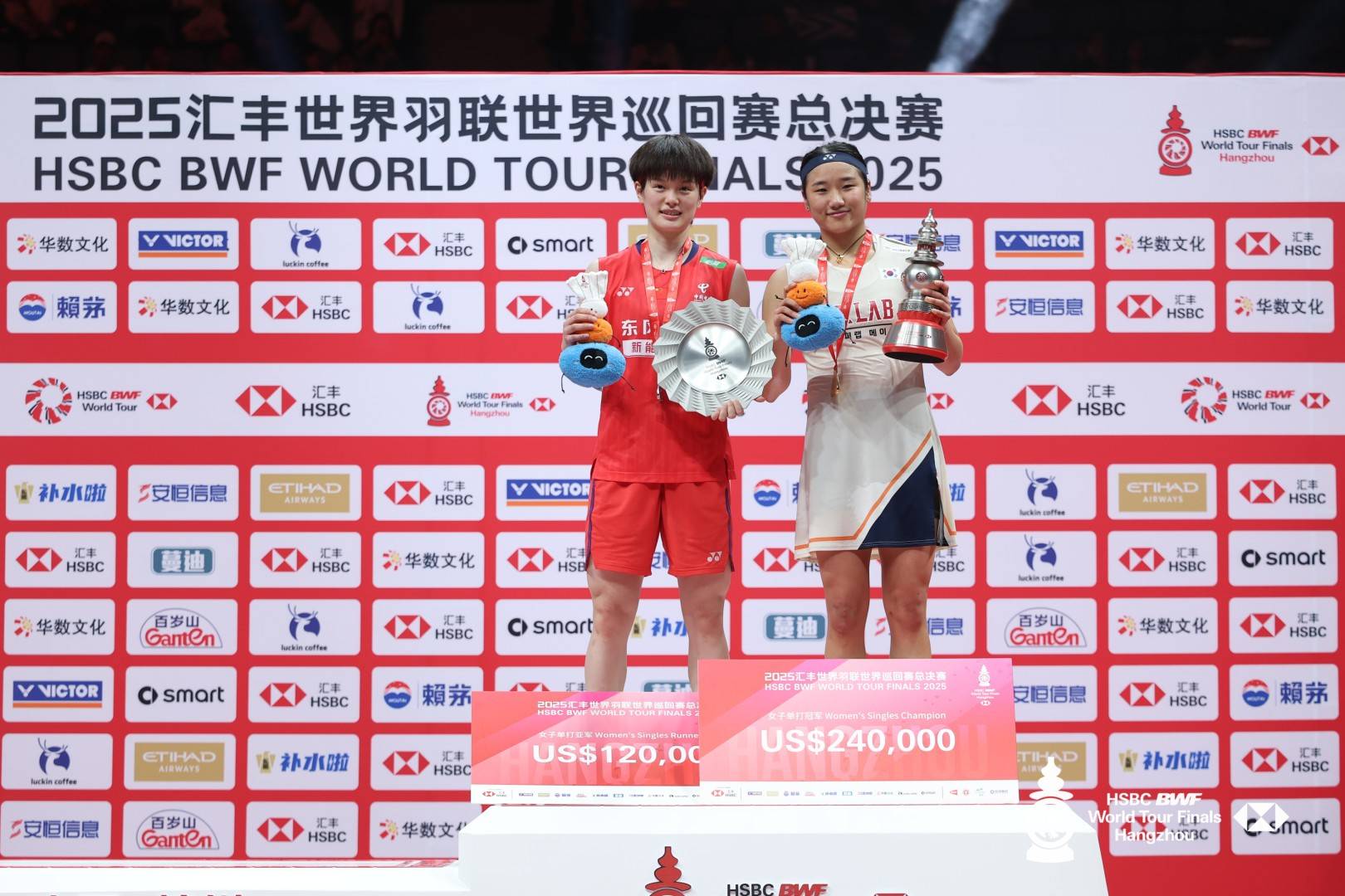 总决赛｜凤凰组合夺冠国羽1金4银 小波波夫安洗莹登顶