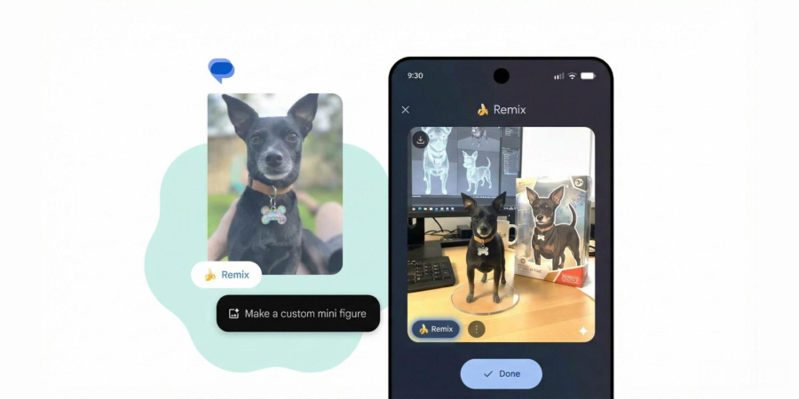 Google Messages对Nano Banana Remix的最新改动