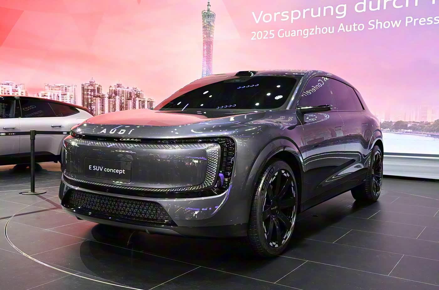 上汽奥迪纯电中大型SUV—E7X即将亮相!配激光雷达，续航751公里