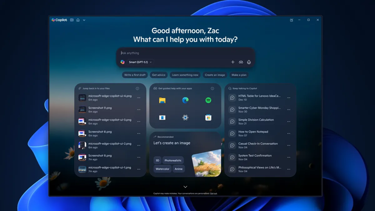 Dev/Canary 版微软 Edge 浏览器测试全新 AI 界面