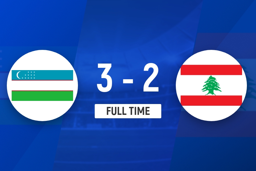 U23亚洲杯-乌兹别克斯坦3-2击败黎巴嫩取开门红 沙欣双响难救主