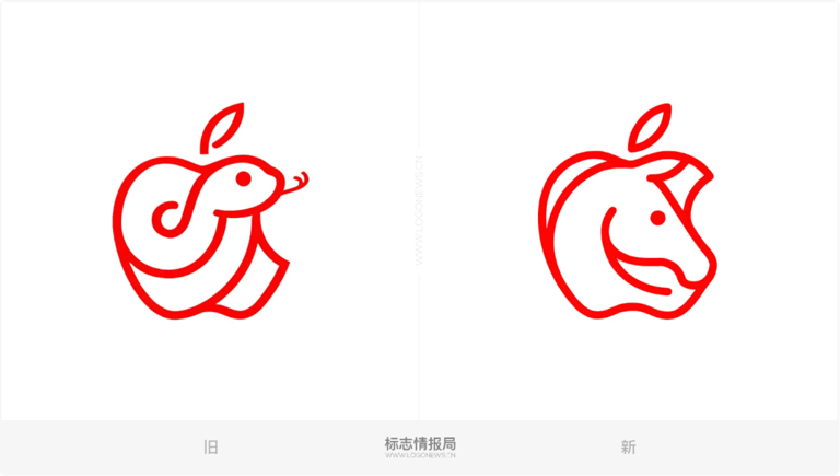 各有特色，Apple发布两款马年专属Logo