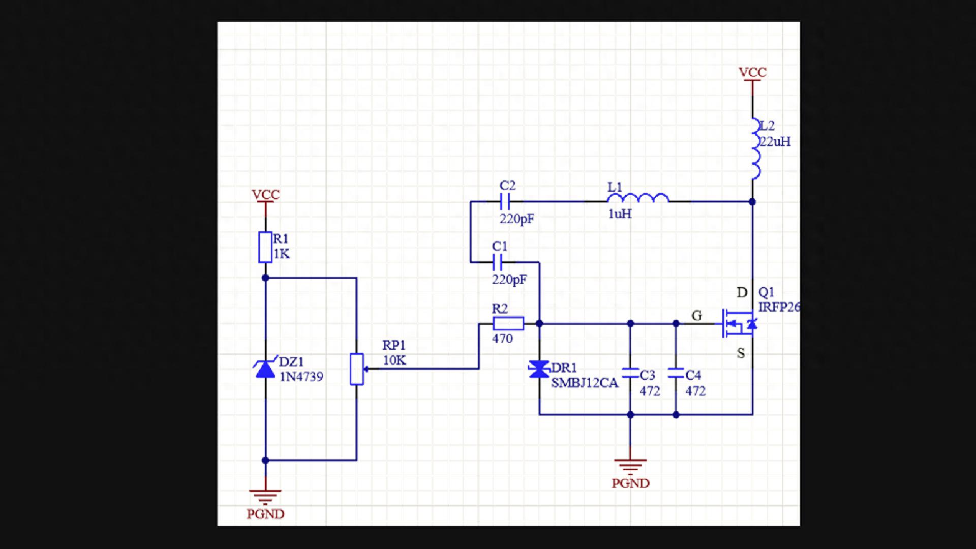 NMOS管LC震荡电路的偏置电压范围