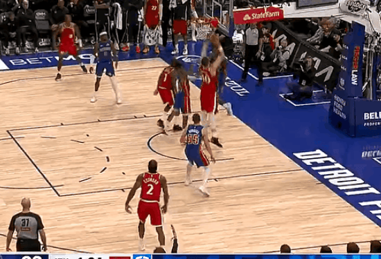 哈登关键回合一助一断，还剩1分钟快船领先3分