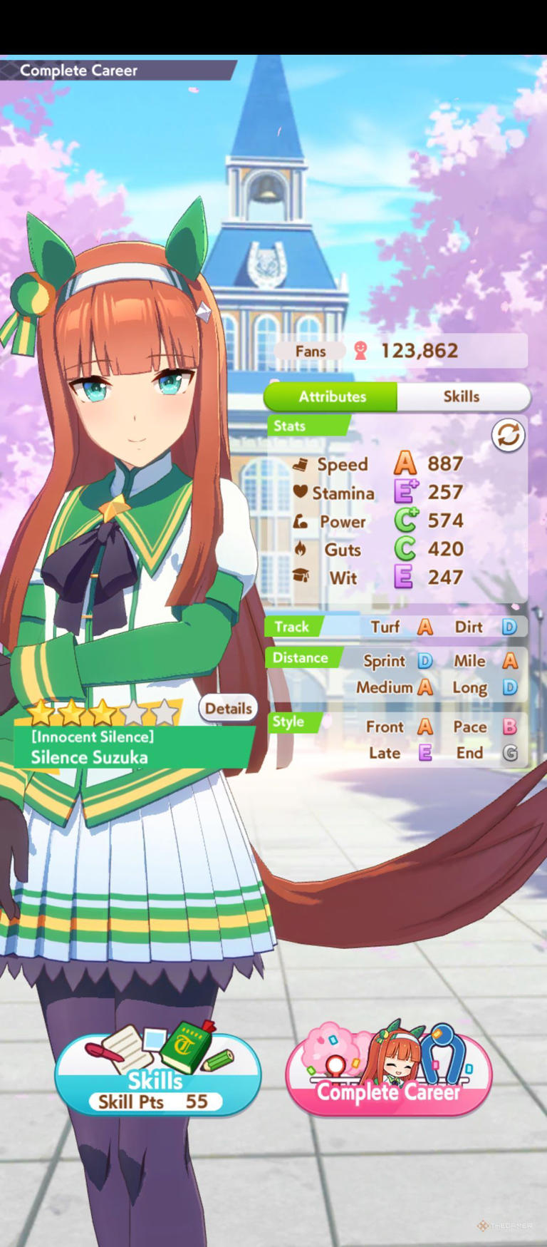 如何在《赛马娘：Pretty Derby》中打造最强无声铃鹿