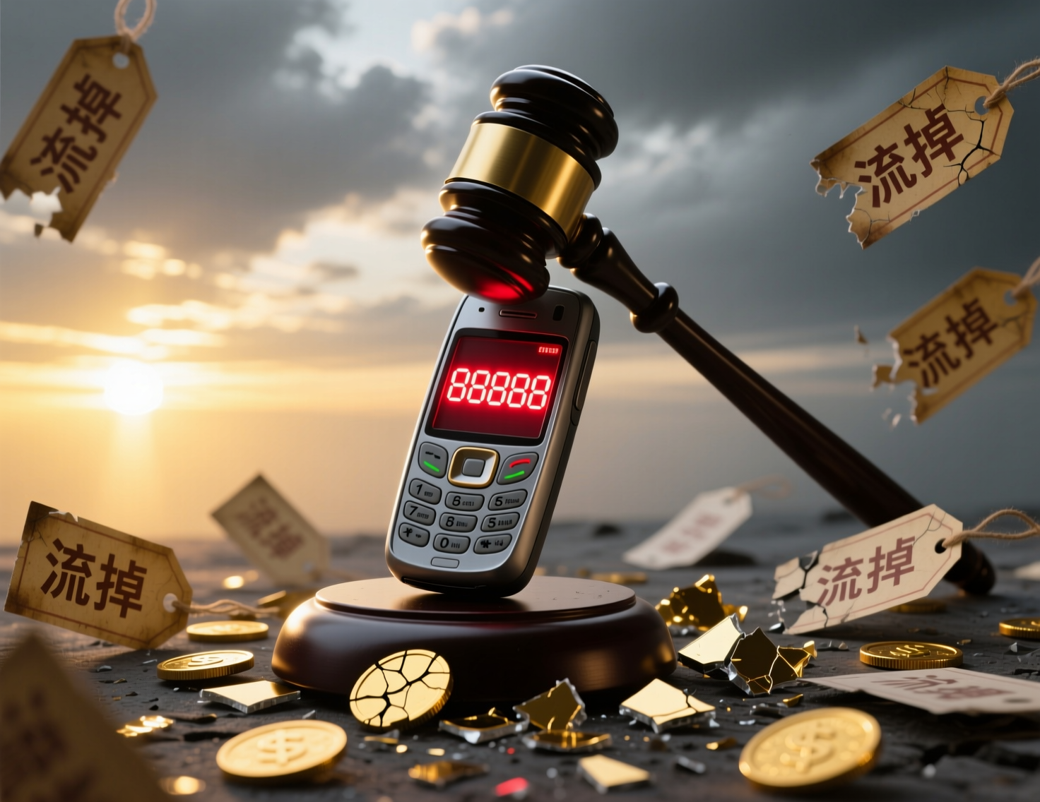 尾号88888手机号三度流拍：数字迷信该醒醒了!