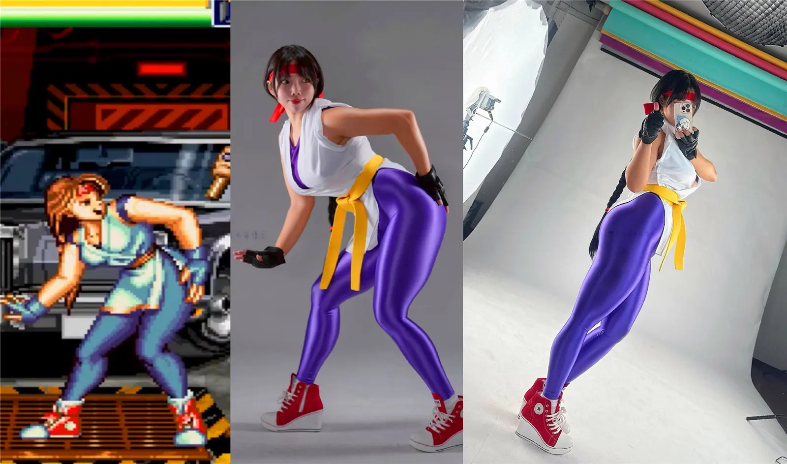 百样通，不如一样精，Coser又还原了《街头霸王》春日野樱