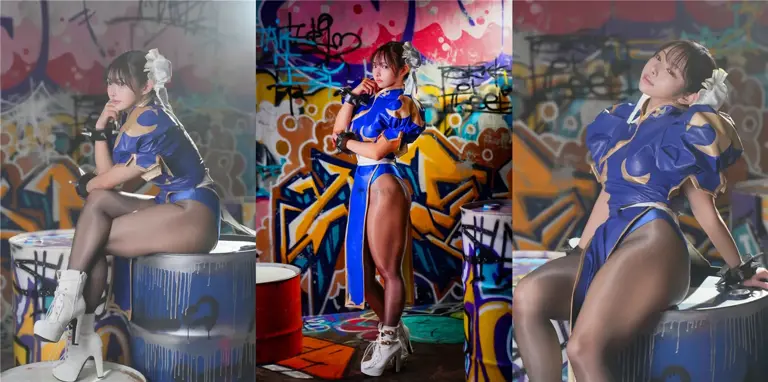 百样通，不如一样精，Coser又还原了《街头霸王》春日野樱