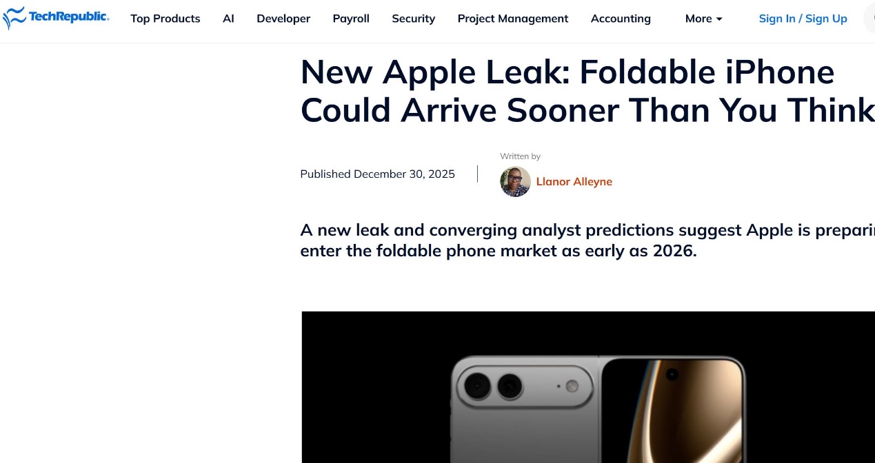 苹果可折叠iPhone Ultra预计2026年发布，高端市场格局或将重塑