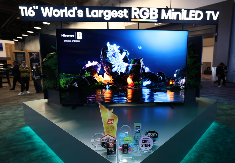CES2026大赢家!全新一代海信RGB-Mini LED电视UX狂揽17项国际大奖