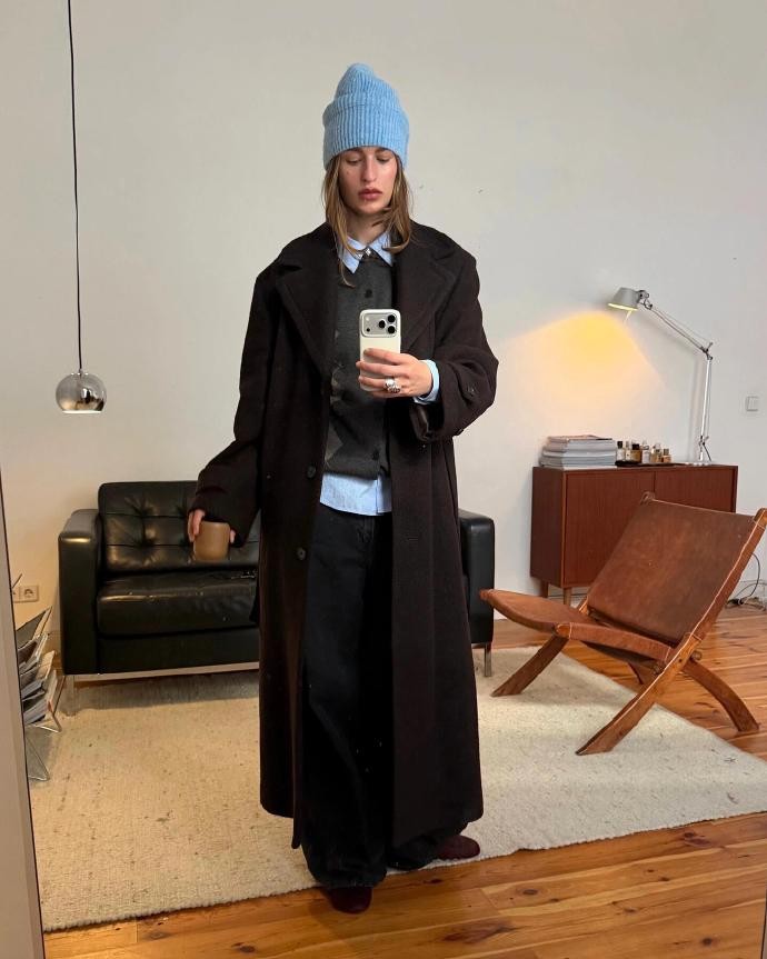 不费力赢很大!ins时尚博主Sina Anjulieins 的中性色穿搭小心机