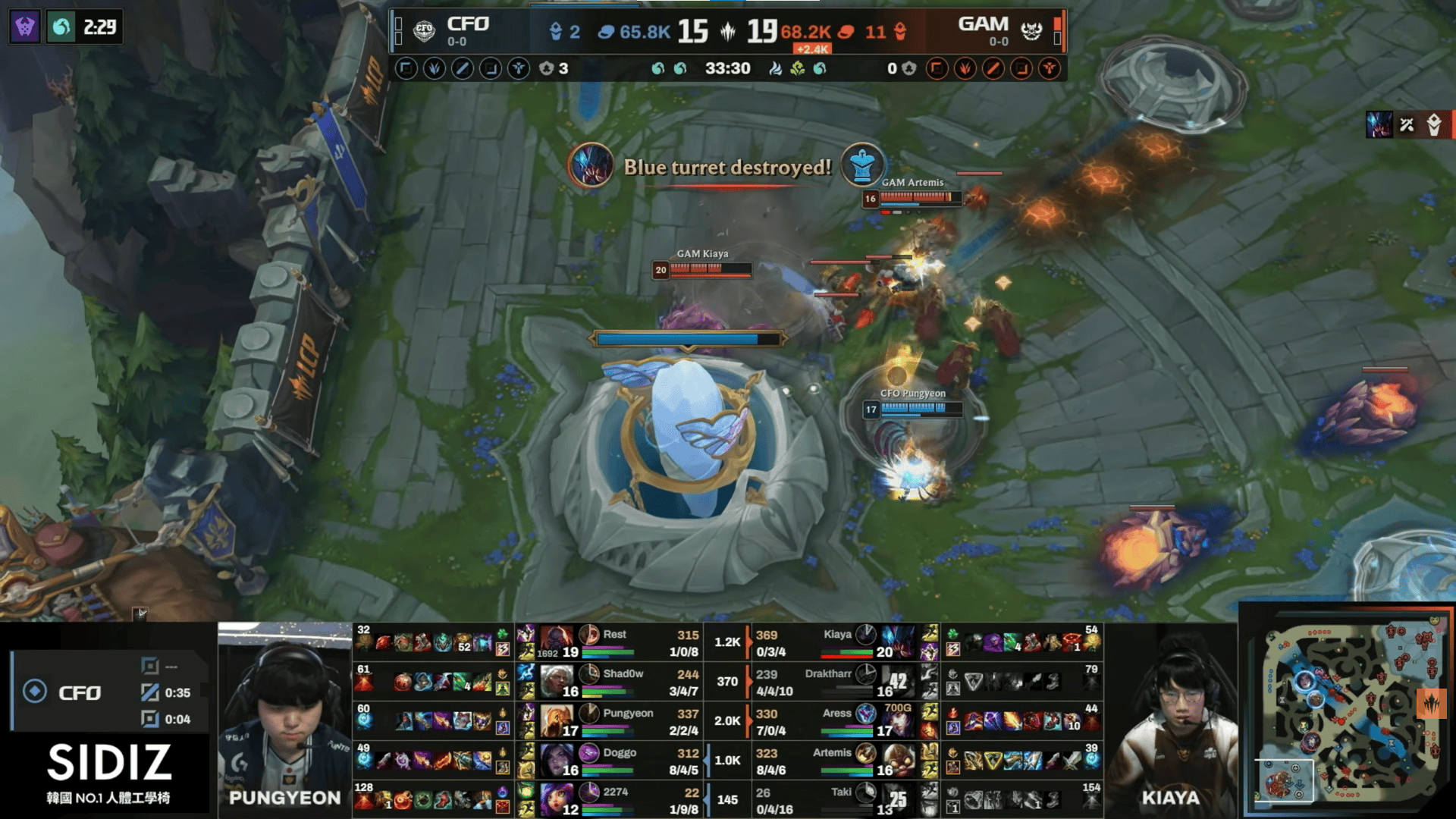 shad0w加盟CFO首战惨被Levi退役的GAM横扫，GAM打野拿到MVP